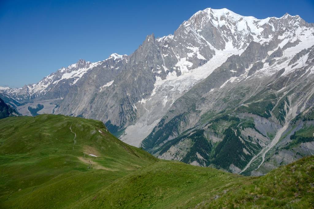 Monte Bianco Hiking Area - Trekking Alps - Italian Alps